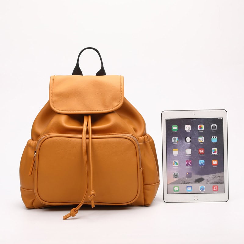 Custom PU Diaper Backpack With Changing Mat And USB